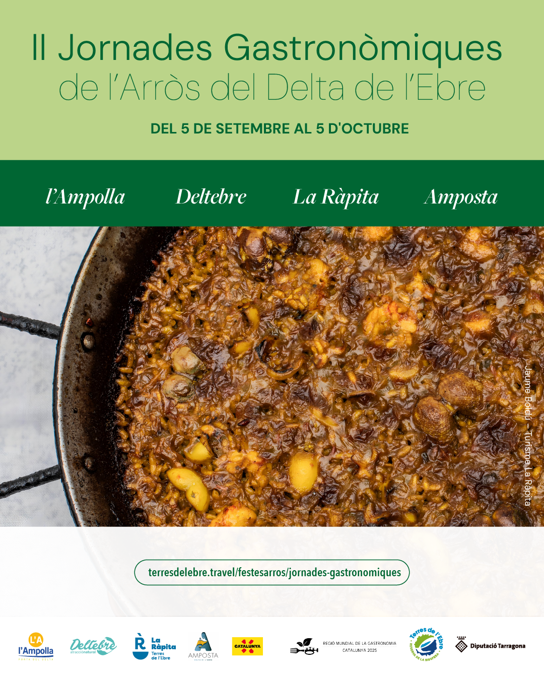Jornades Gastronòmiques de l'Arròs del delta de l'Ebre - Turisme La Ràpita